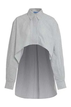 MUGLER Cotton Striped Shirt