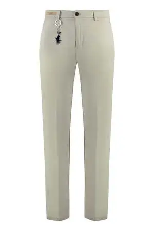 Paul & Shark Stretch Cotton Trousers - Ecru