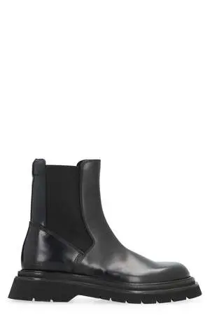 Dsquared2 Patent Leather Chelsea Boots - Black
