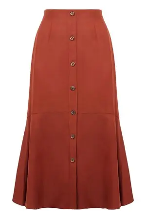 Agnona A-line Midi Skirt