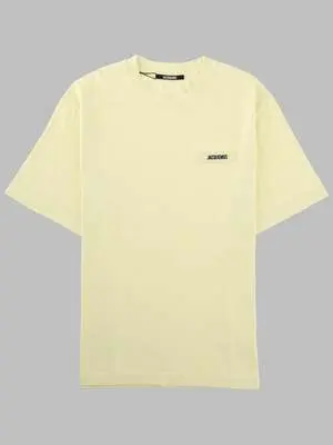 Jacquemus Cotton Logo Patch T-shirt - Yellow
