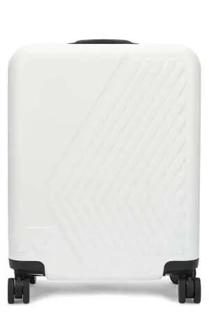 K-WAY Mini Rigid Trolley Suitcase 55cm - White