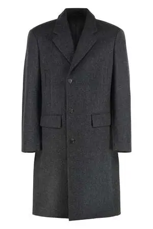 Prada Single-breasted Wool Coat