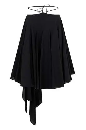 Jacquemus JACQUEMUS Ruffled Mini Dress With Strappy Neckline Black