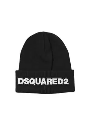 Dsquared2 Knit Cotton Hat For Fall/winter 2025
