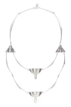 Isabel Marant Étoile Multi-strand Graphic Pendant Necklace 70 Cm