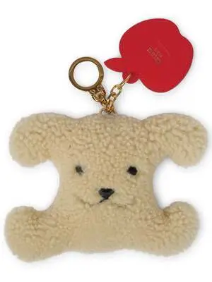 Celine Mini Triumphant Animal Keychain With Pompon