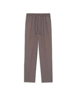 Drole De Monsieur Tailored Pleated Trousers With Drawstring Waist