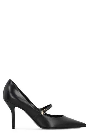 Celine Judy Strappy Pump In Calfskin - Black