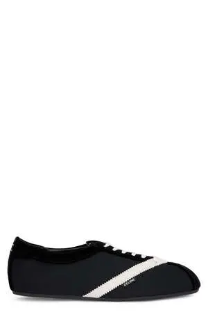 Celine Lace-up Sneakers With White Leather Detail