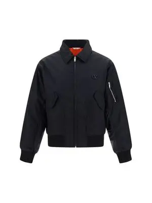 Valentino Garavani Nylon Bomber Jacket - Black
