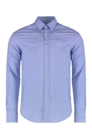 Paul & Shark Rounded Hem Cotton Shirt