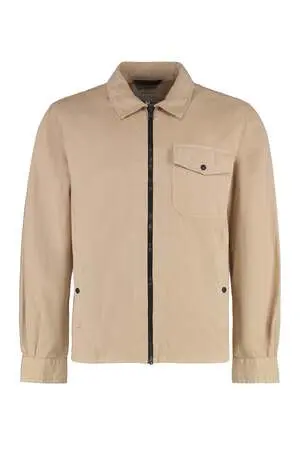 Woolrich Gabardine Overshirt - Sand
