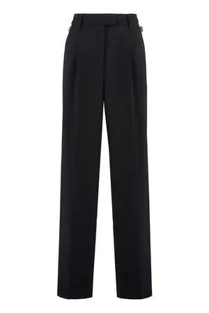 PT TORINO Virgin Wool Trousers - Black