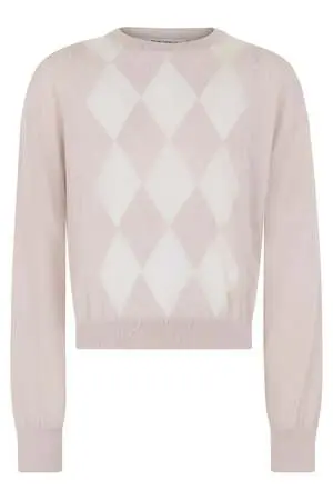 Our Legacy Sonar Roundneck Blossom Argyle Fine Wool