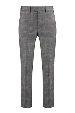 PT TORINO Virgin Wool Trousers - Grey