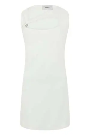 Coperni Sleeveless Mini Dress With Wide Neckline