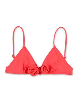 Coperni Sculptural Mini Bikini Top - Red