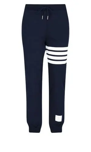 Thom Browne Classic Loopback 4-bar Sweatpants - Blue