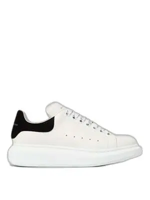 Alexander McQueen Oversized Sneakers With Suede Heel Detail - White