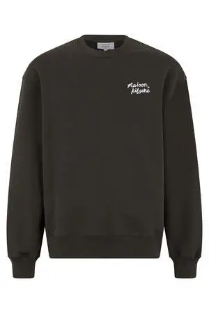 Maison Kitsuné Cotton Crew Neck Sweater For