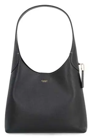 COACH Brookthendn 28 Leather Handbag - Black