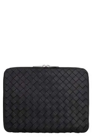 Bottega Veneta Intrecciato Document Case - Black