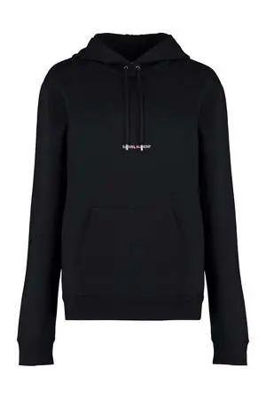Saint Laurent Sweatshirt In Cotton - Black
