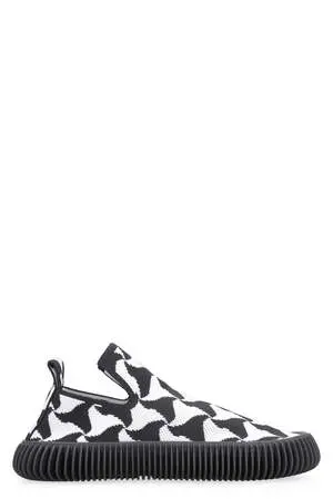 Bottega Veneta Wavy Triangle Slip-on Sneakers