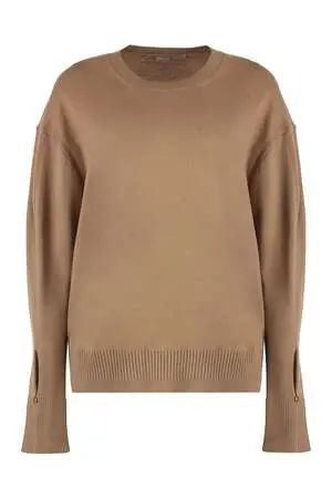 Stella McCartney Crew-neck Wool Sweater - Camel