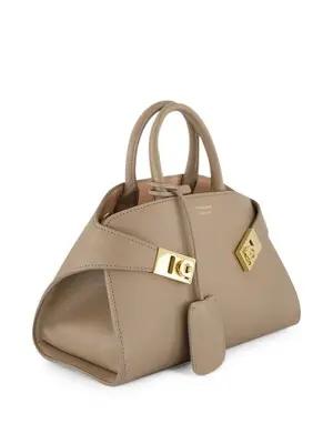 FERRAGAMO Hug Mini Leather Handbag