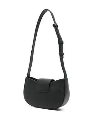 FERRAGAMO Double Gancio Leather Shoulder Bag