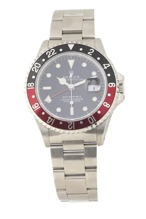 Rolex Stainless Steel Gmt-master Ii Watch - Silver