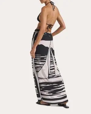 SEAQUELLE SWIM Genoa Abstract Voile Pareo