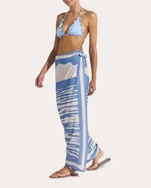 SEAQUELLE SWIM Genoa Abstract Voile Pareo