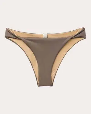 SEAQUELLE SWIM Twisted Mid-rise Bikini Bottoms
