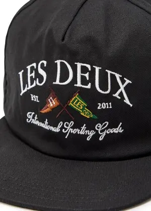 LES DEUX Embroidered Twill Cap