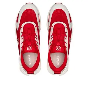 On X Loewe Cloudsolo Sneakers - Red/eggshell