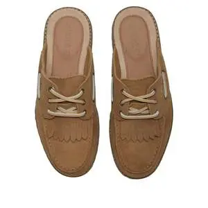 Timberland Authentic Mule With Fringing And Lace Detail