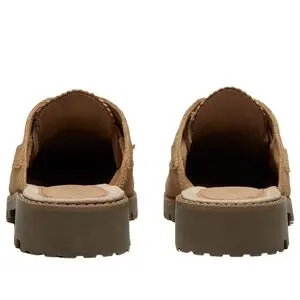 Timberland Authentic Mule With Fringing And Lace Detail
