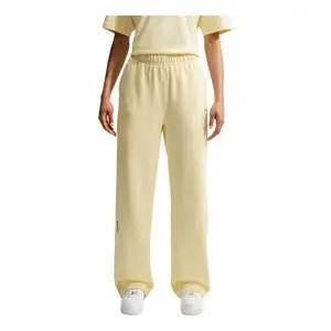 Nike X Nocta Fleece Cs Open-hem Tracksuit Pants 'alabaster Stealth - Alabaster/stealth