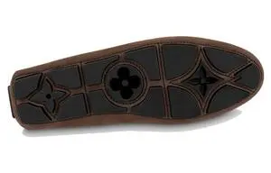 LOUIS VUITTON Driver Moccasins Shoes 'brown With Black