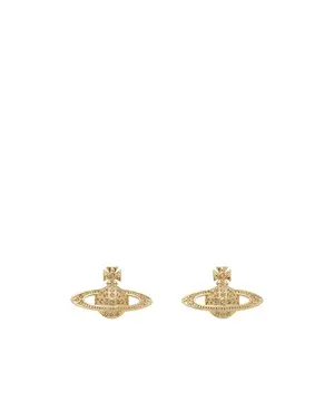 VIVIENNE WESTWOOD Orb Stud Earrings - Yellow