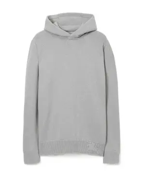 Burberry Wool-cashmere Hoodie - Gray