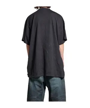 Balenciaga Ebay Logo Printed Crewneck Oversized T-shirt