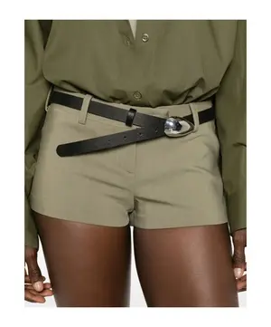 THE FRANKIE SHOP Belt-loop Shorts