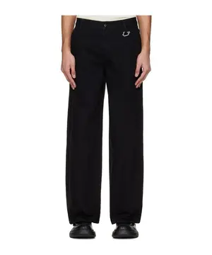 HELIOT EMIL Basalt Belt Loop Jeans - Black