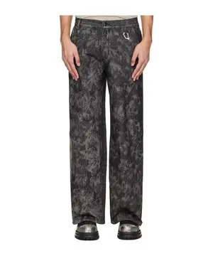HELIOT EMIL Basalt Belt Loop Jeans - Black