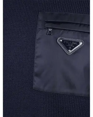 Prada Logo Pocket Pullover