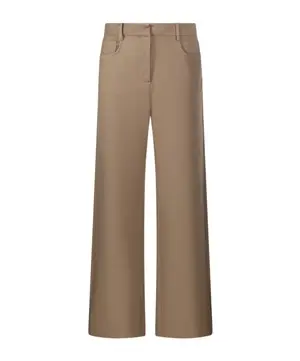Max Mara Casual Pants With Belt Loops - Brown